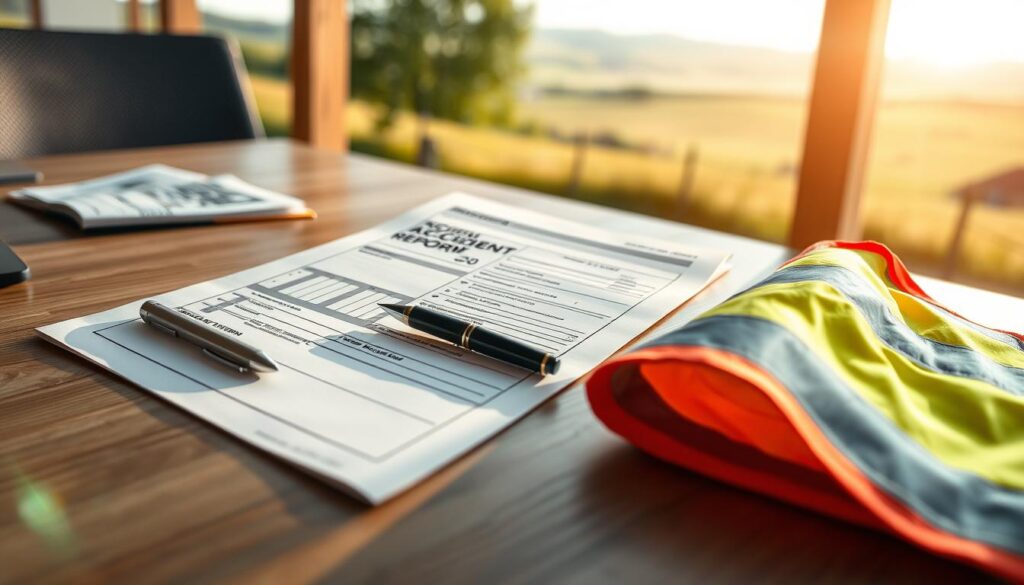 Europäischen Unfallbericht unterwegs dabei haben